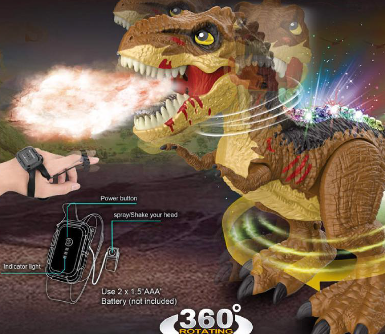 NY052-A Remote Control Dinosaur Watch – MarketSphere